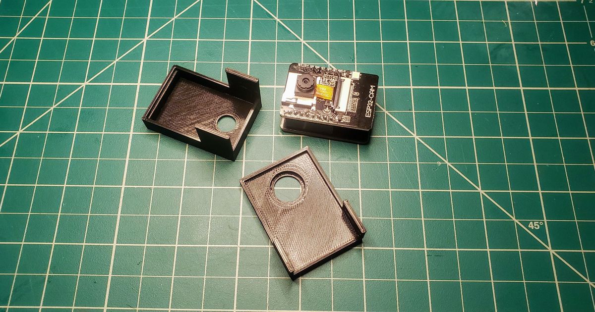 ESP32-Cam Door Peephole Mount by Joshua | Download free STL model ...