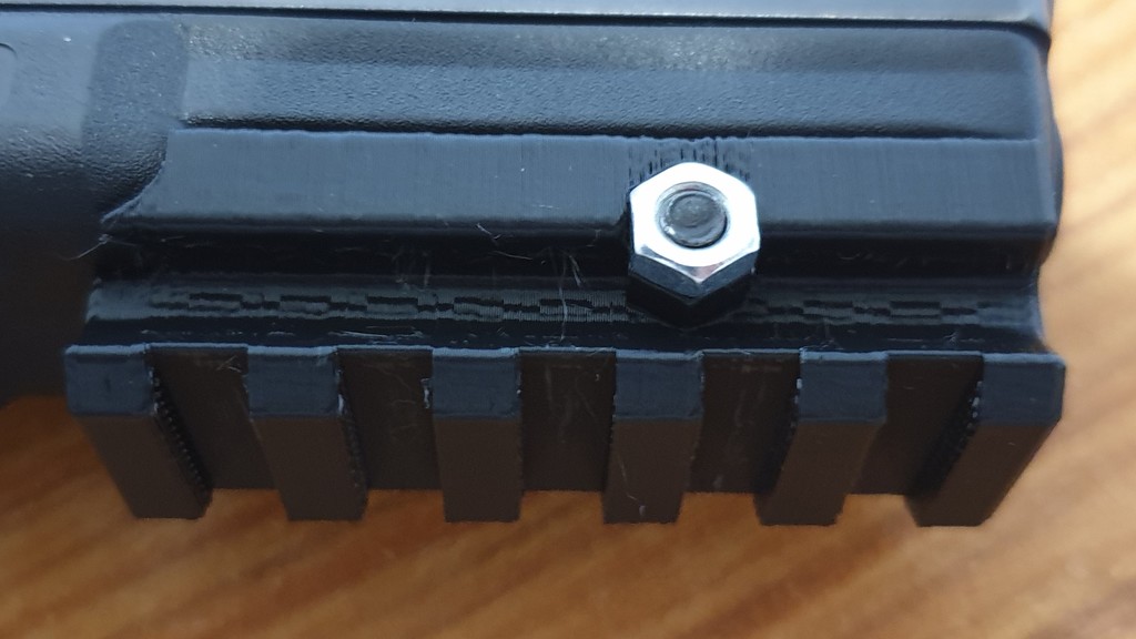 Low profile Glock rail to picatinny adapter by SamK3D | Download free ...