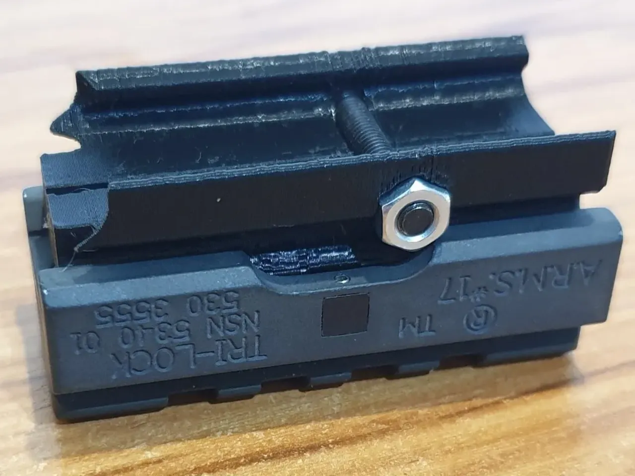Low profile Glock rail to picatinny adapter by SamK3D | Download free ...