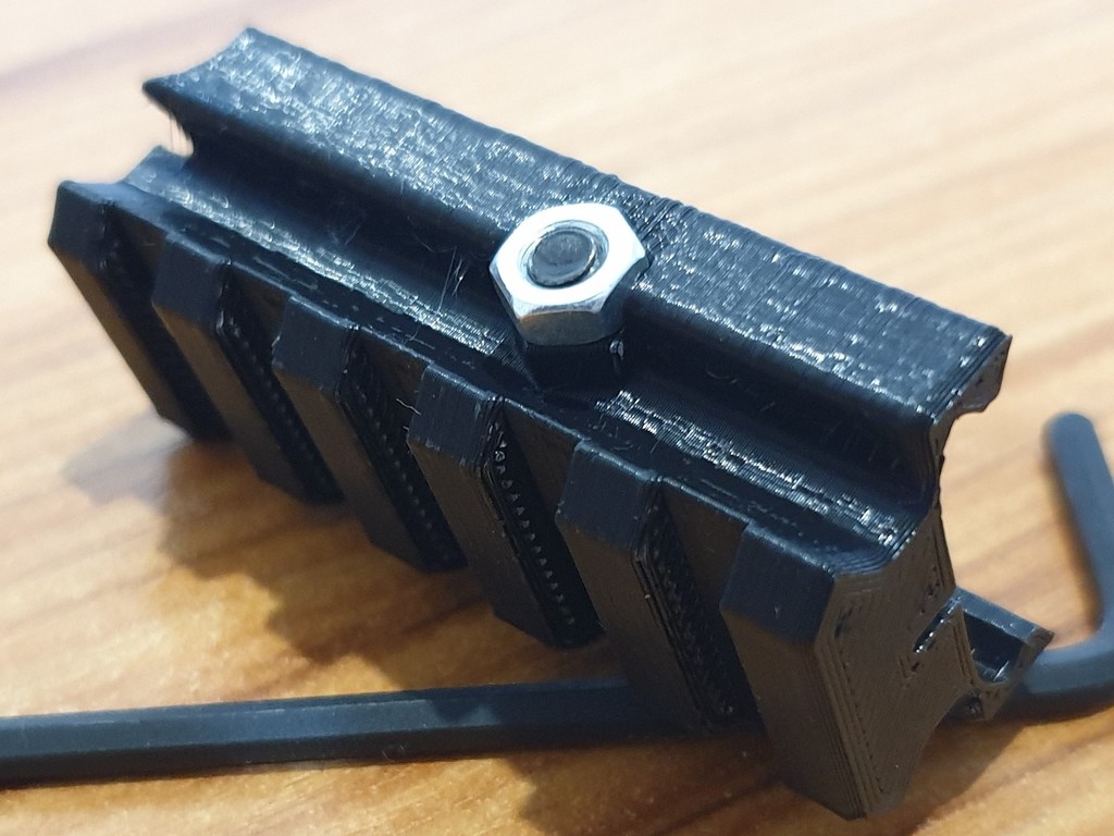 Low profile Glock rail to picatinny adapter by SamK3D | Download free ...