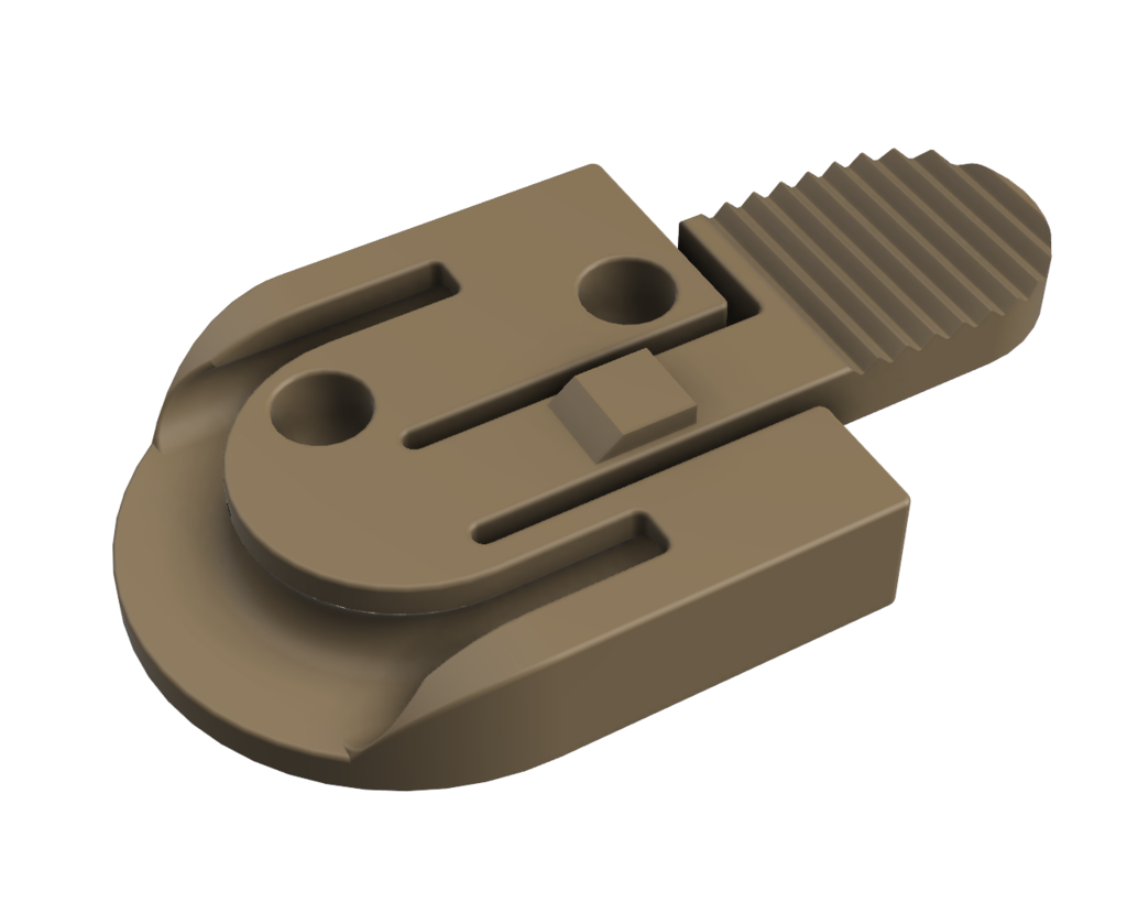 Surefire HL1 helmet light mount by SamK3D | Download free STL model ...