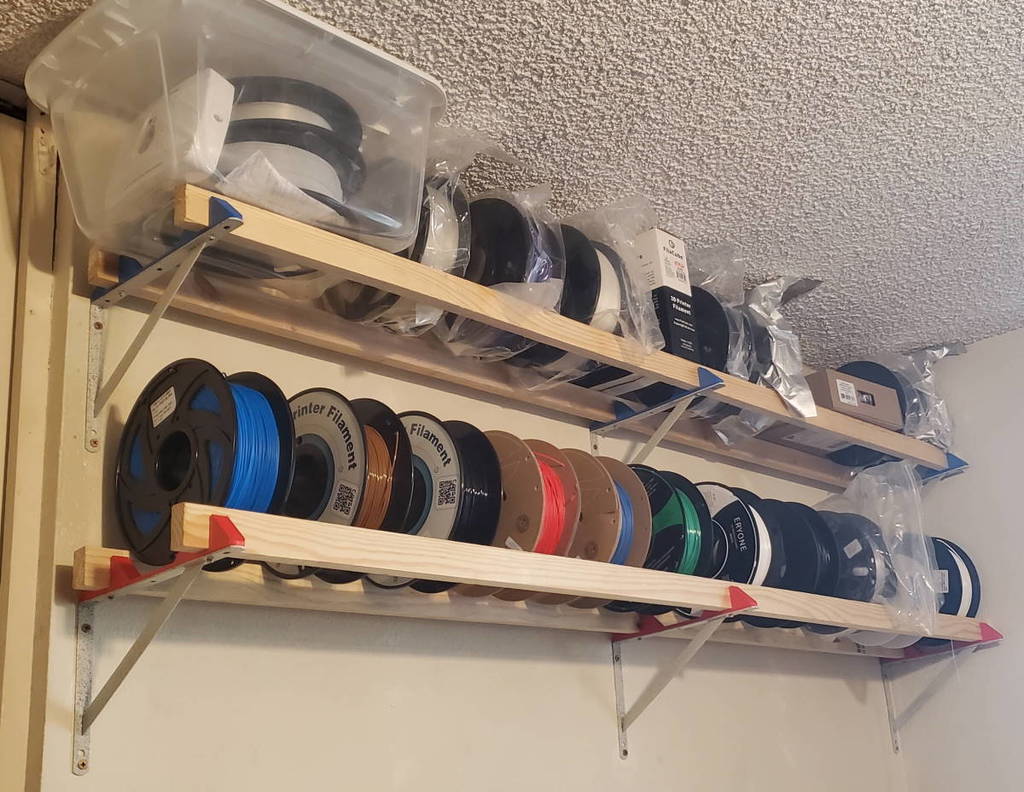 Filament Shelf Bracket by Chuck Bryant | Download free STL model ...