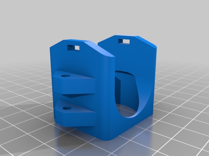 E3D V5 barrel fan holder by Phil M | Download free STL model ...