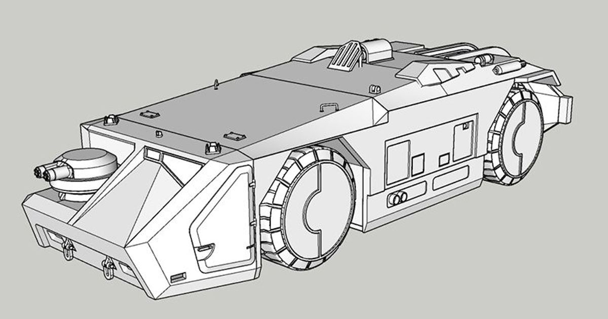 1/35 Aliens APC by Robert James | Download free STL model | Printables.com