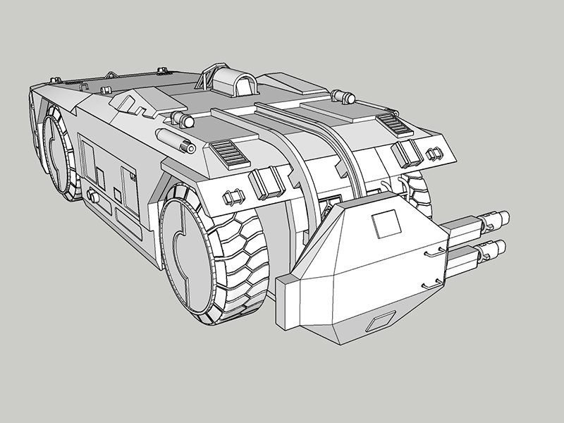 1/35 Aliens APC by Robert James | Download free STL model | Printables.com