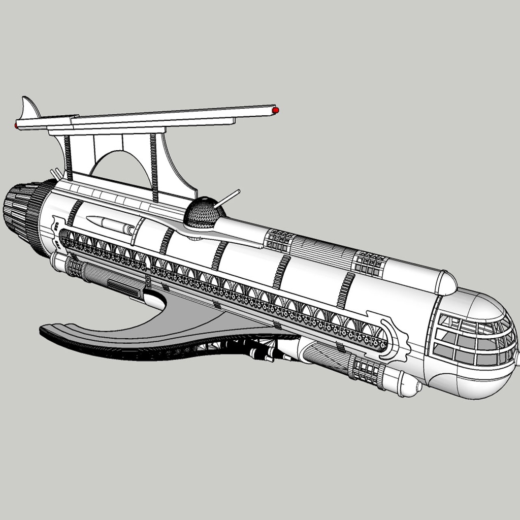 Flash Gordon War Rocket Ajax by Robert James | Download free STL model ...