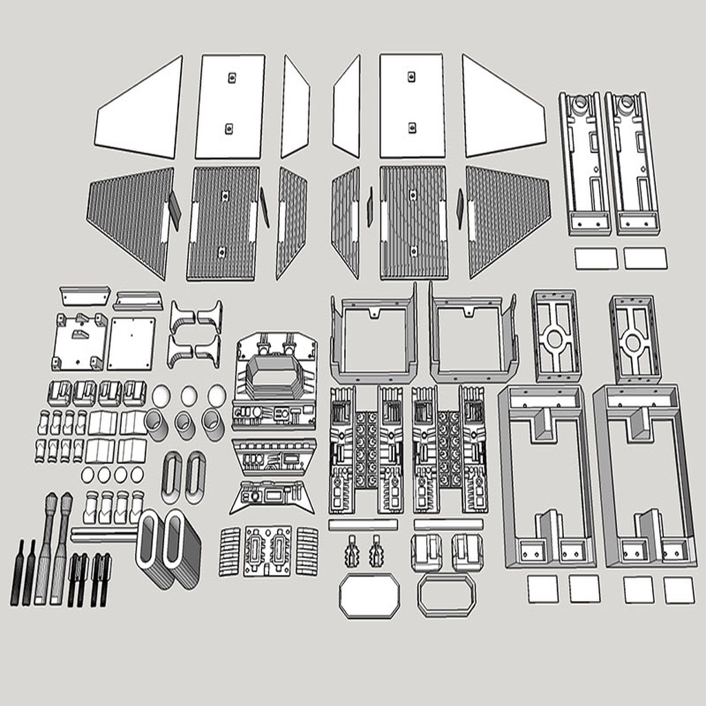One Meter Long Omega Class Destroyer by Robert James | Download free ...