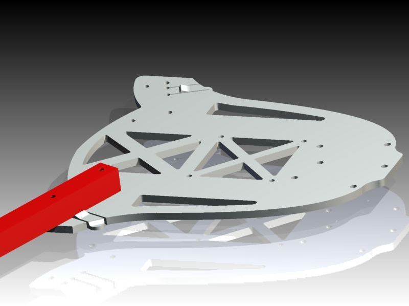 Tri - V tail multi rotor XBS by Phil M | Download free STL model ...
