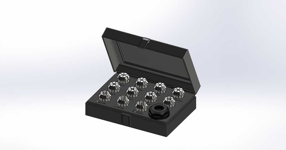 ER-16 Collet storage box by CFSolutions | Download free STL model ...