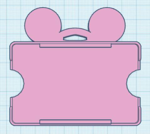 Disney Ear ID Card Holder by bgoodwin | Download free STL model ...