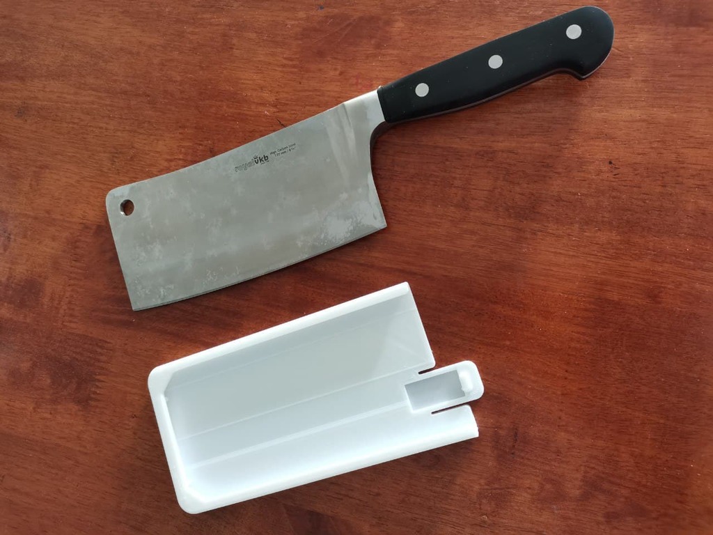 Kitchen cleaver knife sheath by Zer0s | Download free STL model ...