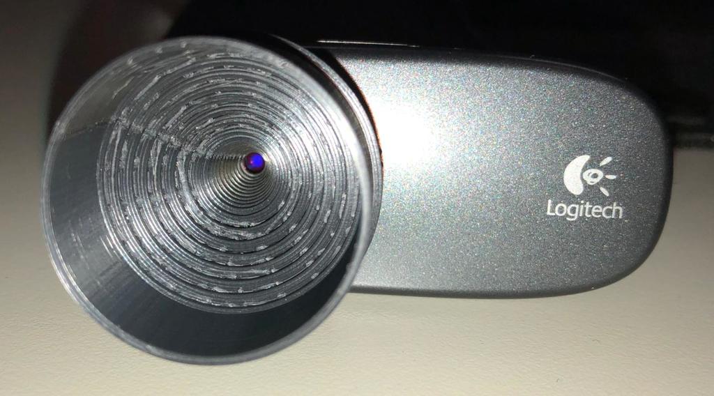 Logitech C310 (And other M8 lens mounts) Telescope Adapter (M8x0.5 to 1 ...