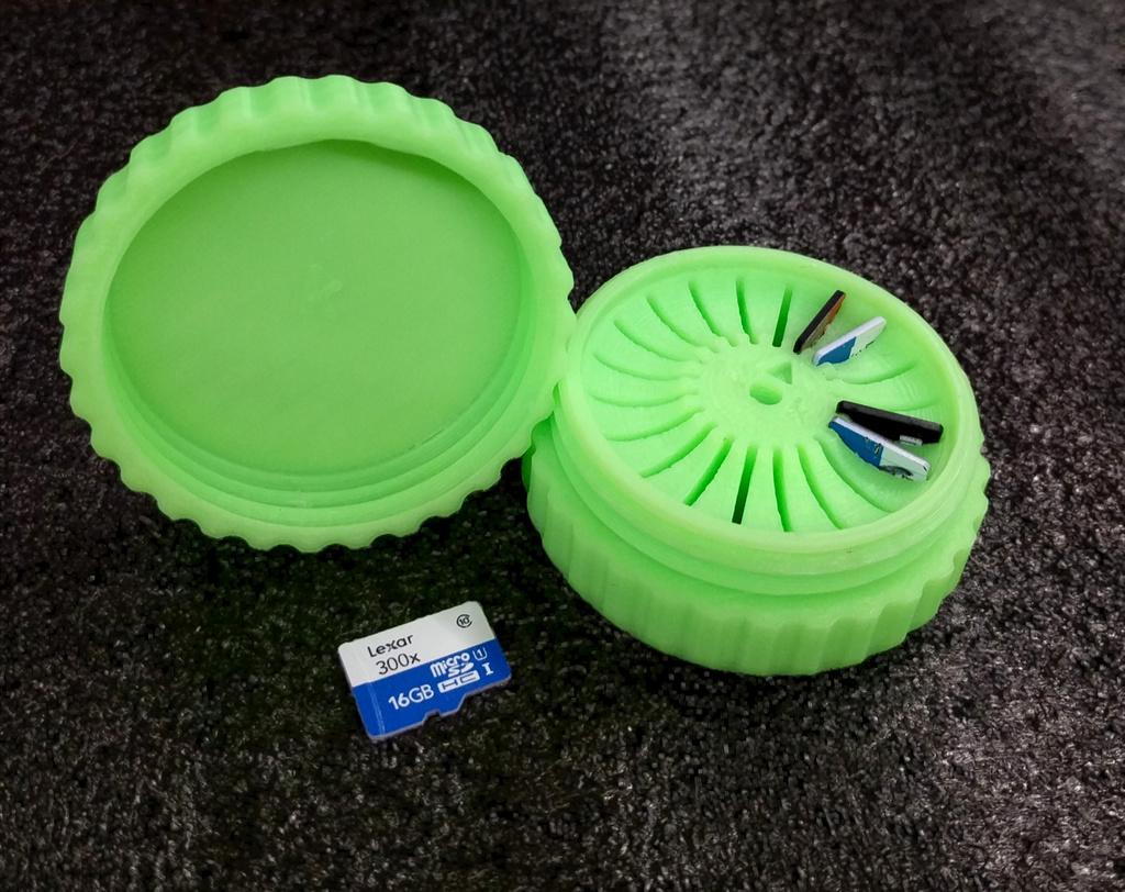 Micro SD card holder by mkuiper | Download free STL model | Printables.com