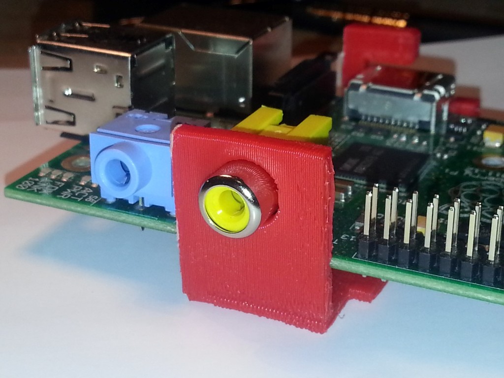 Simple clip in Raspberry Pi mount by snowboarder | Download free STL ...