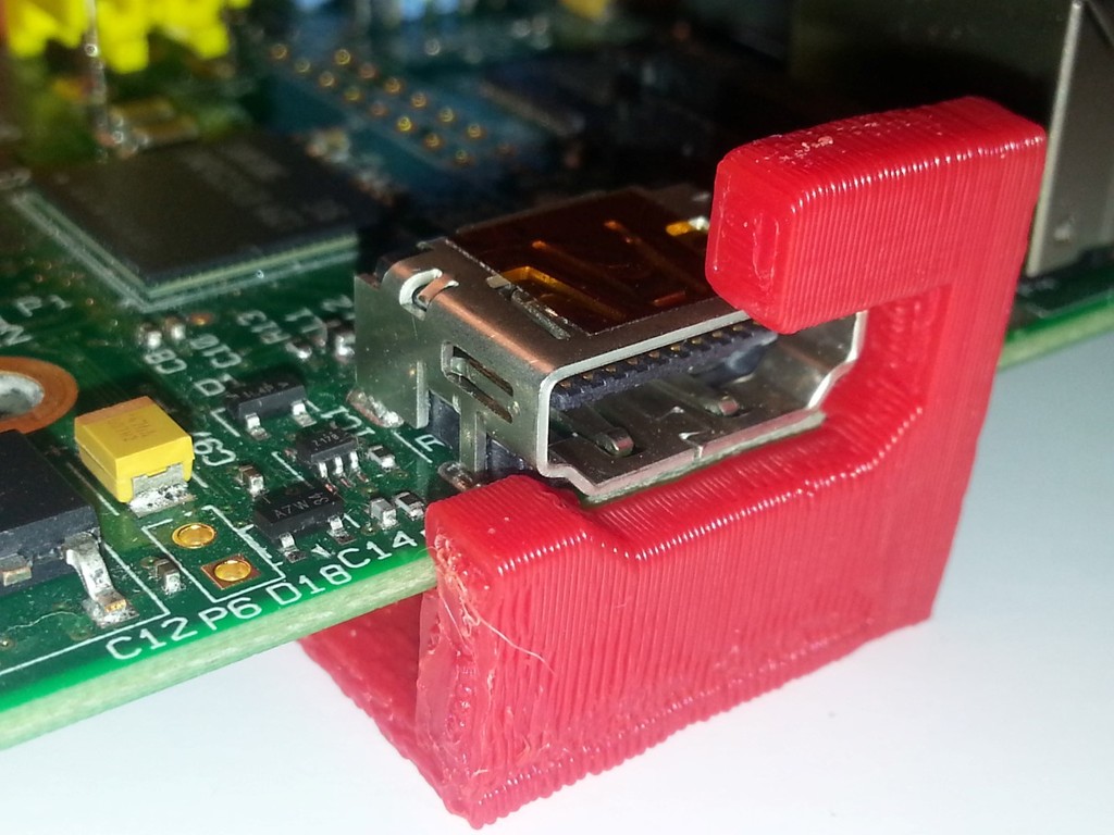 Simple clip in Raspberry Pi mount by snowboarder | Download free STL ...
