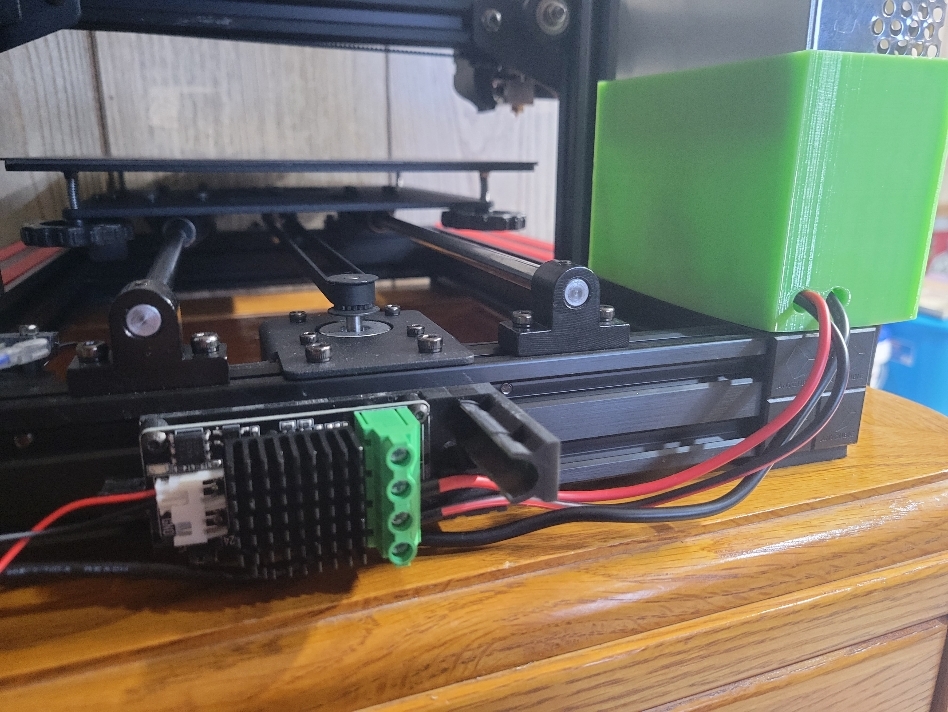 Anycubic Mega Zero(v1.0) Mosfet / heated bed strain relief (frame mount ...