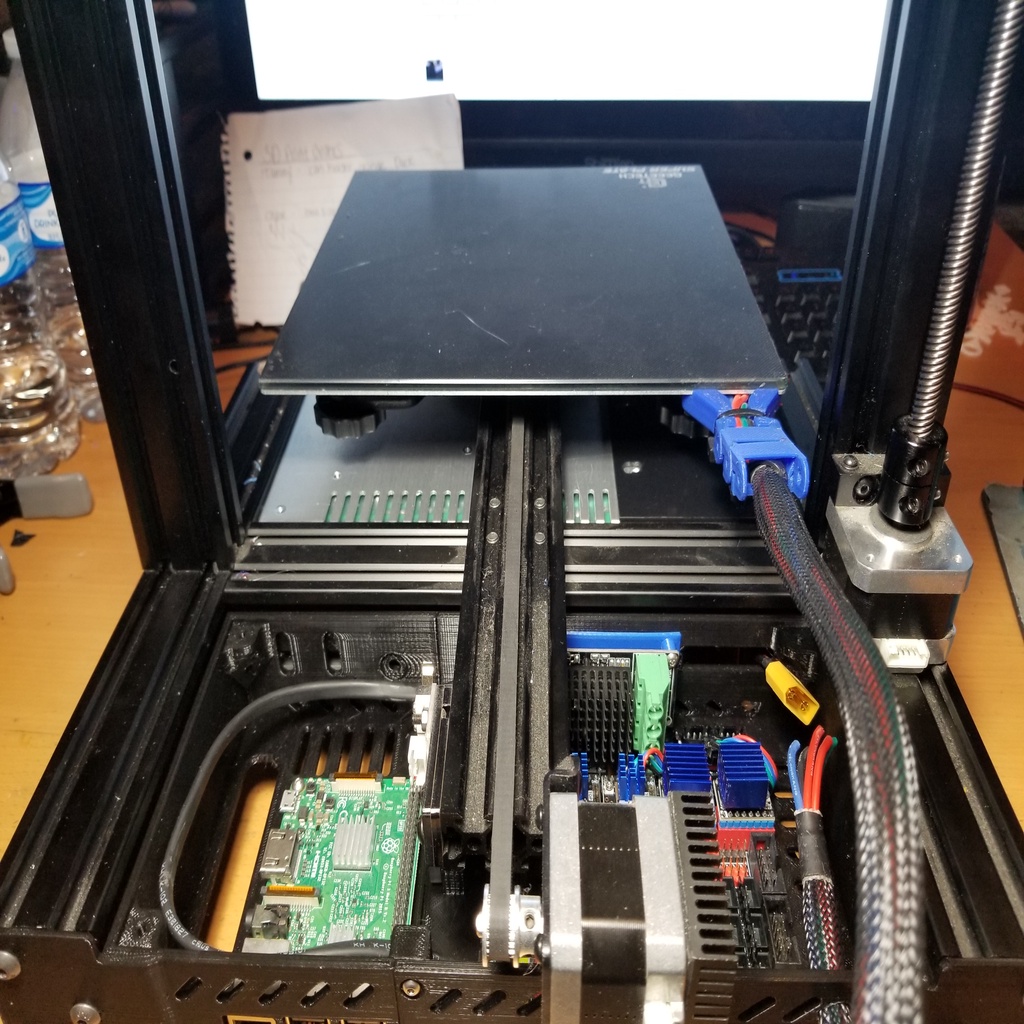 A10M Ender 3 / Pro Front power supply mount (Hole/Flush Remix) by Ski3d ...