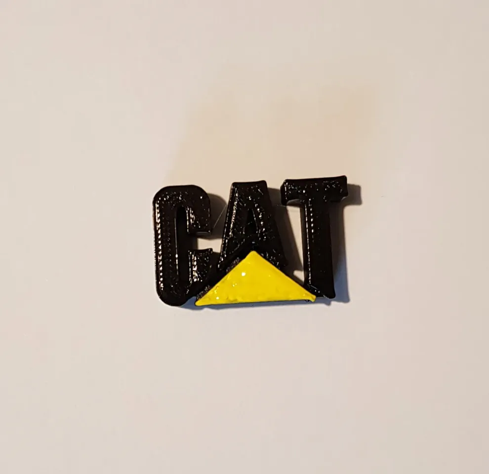 CAT Keychain - Caterpillar Keychain by Lele88 | Download free STL model ...