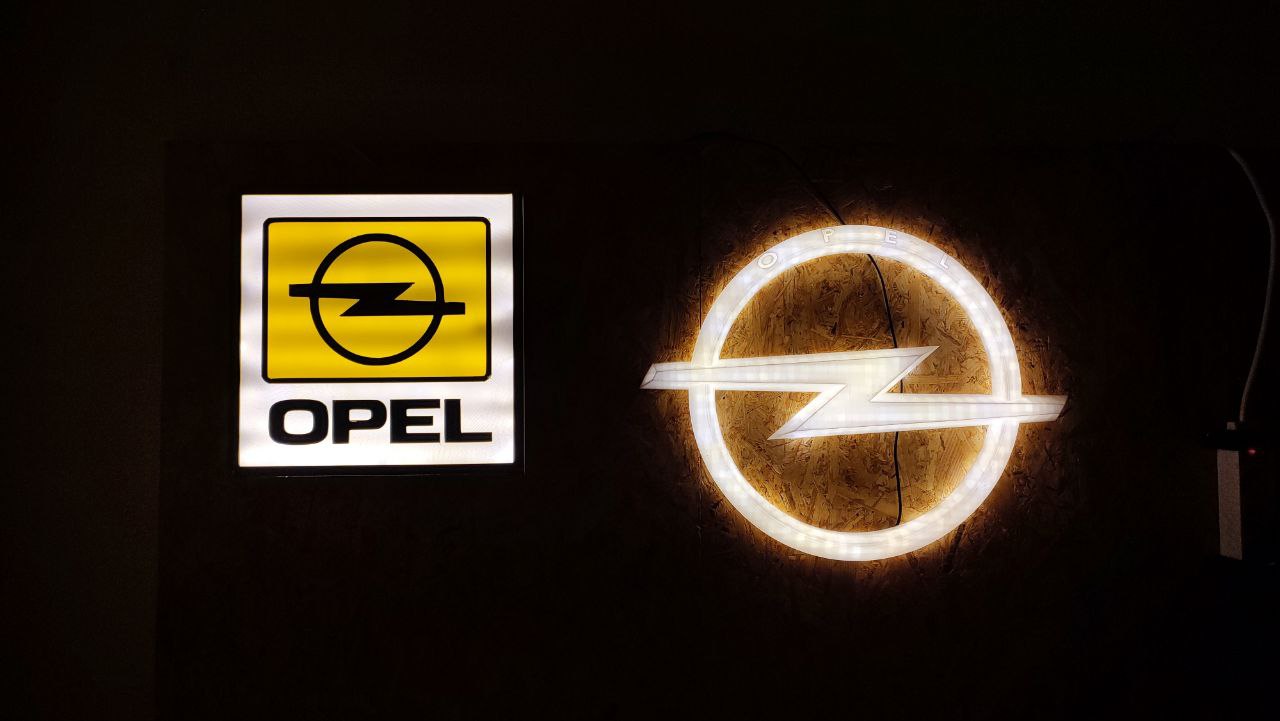 OPEL Wandlogo beleuchtet by Johination | Download free STL model ...