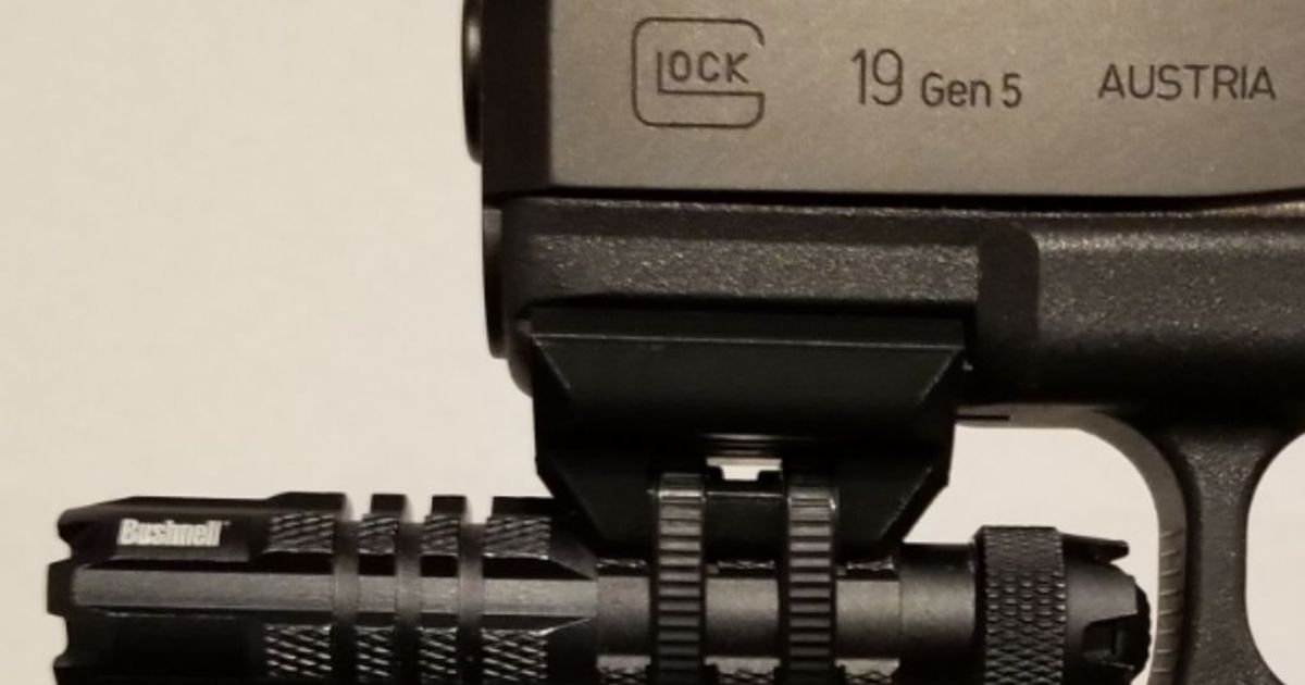 Glock Front Rail Strap Mount by Ben White | Download free STL model ...