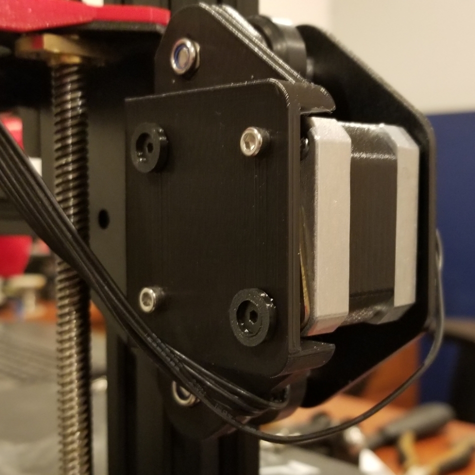 Ender 3 - X-Axis Stepper Damper Adapter by Ben White | Download free ...