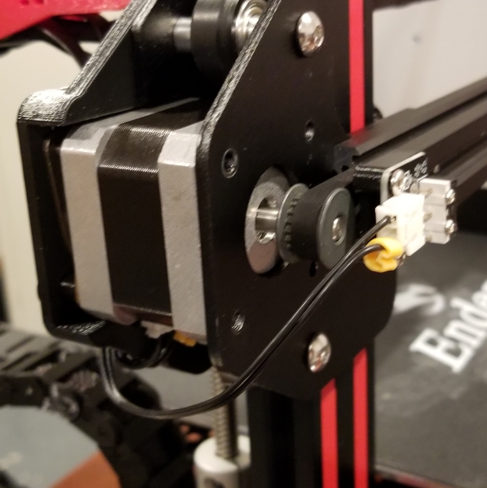 Ender 3 - X-Axis Stepper Damper Adapter by Ben White | Download free ...