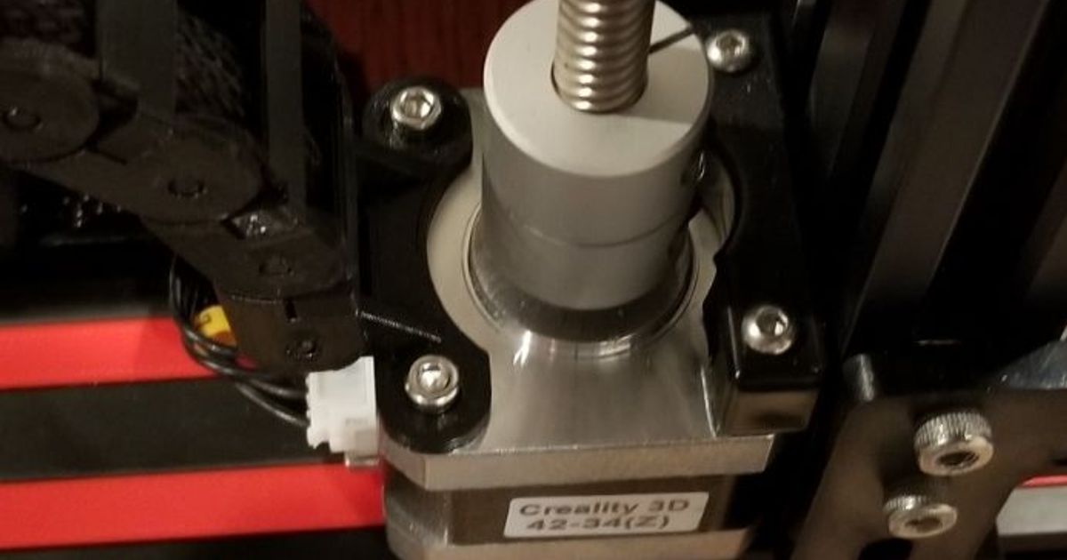 Z-Axis Cable Chain Stepper Mount by Ben White | Download free STL model | Printables.com