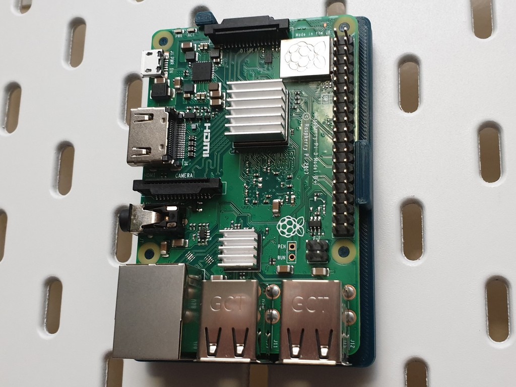 Raspberry Pi Mount for IKEA Skadis von mintonette | Kostenloses STL ...