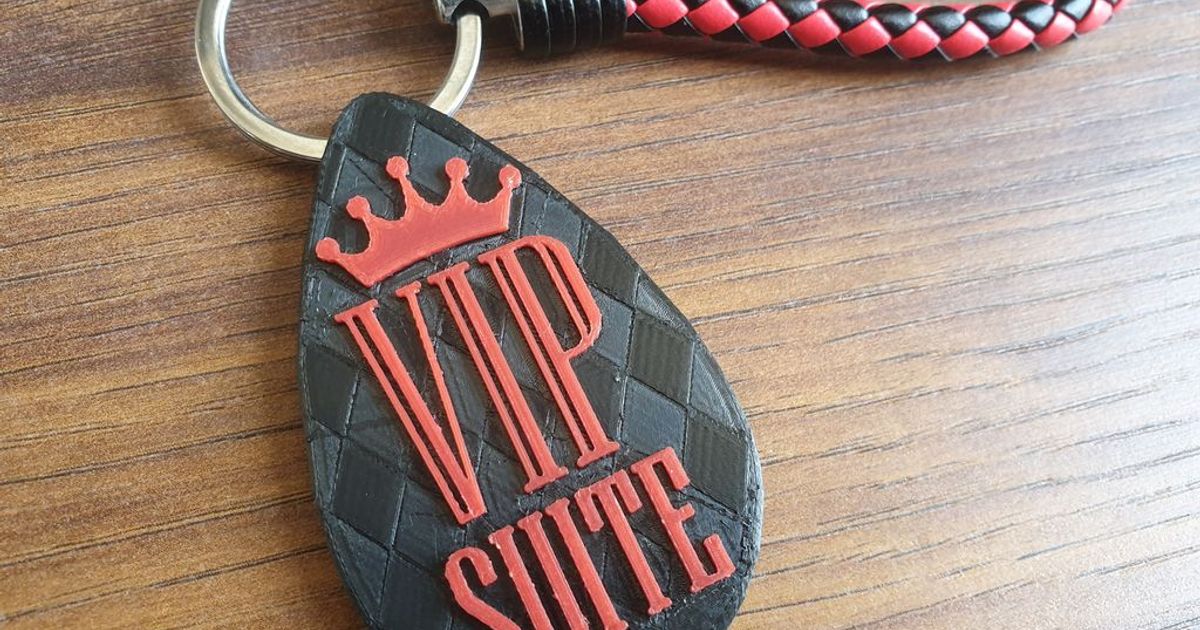 VIP Suite Keyring by mintonette | Download free STL model | Printables.com