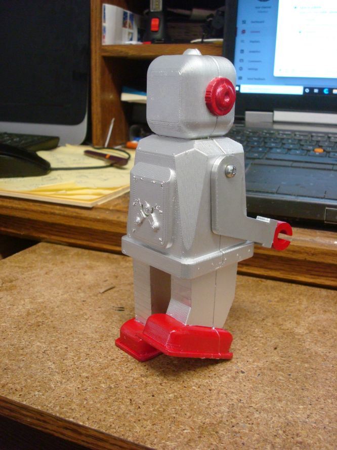 Robot Sam the crate rolling man. by robothut | Download free STL model ...