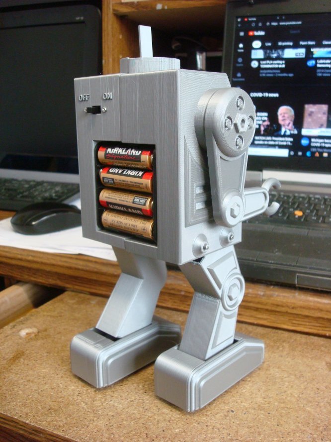 Walk/ Stop / Walk robot part 2 "the body and arms. by robothut ...