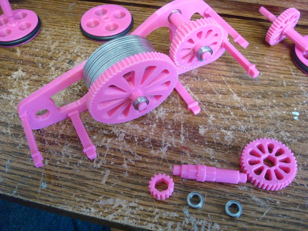 Flywheel vehicle "remix of #3566283" by robothut | Download free STL ...