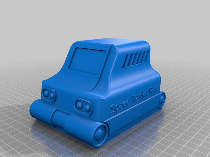 Mechanical Non Fall Robot & Space car. 3d print. by robothut | Download ...