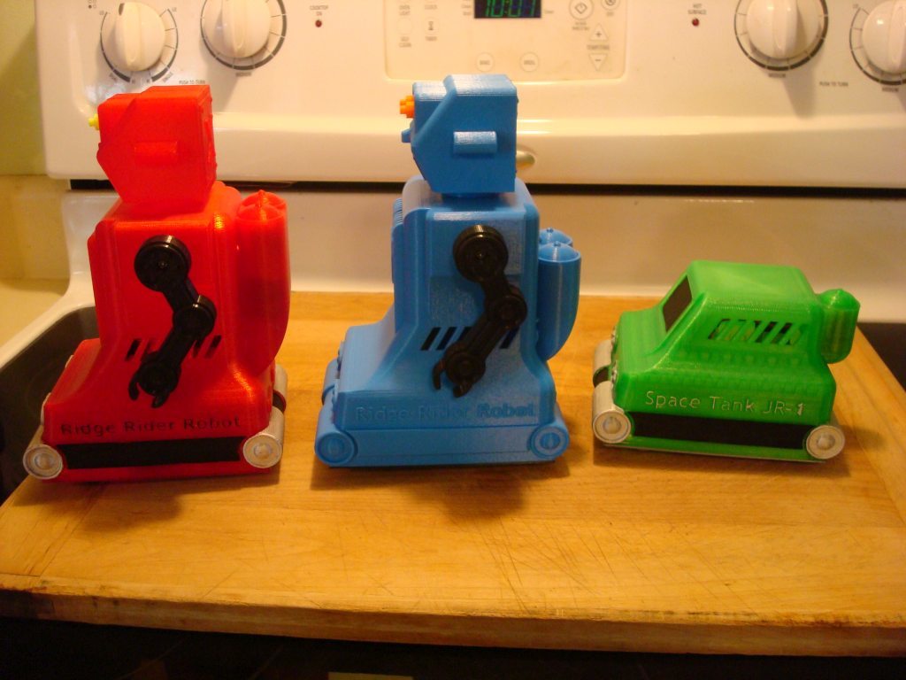 Mechanical Non Fall Robot & Space car. 3d print. by robothut | Download ...