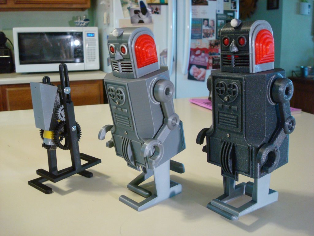 Type 1 walking Robot Man by robothut | Download free STL model ...
