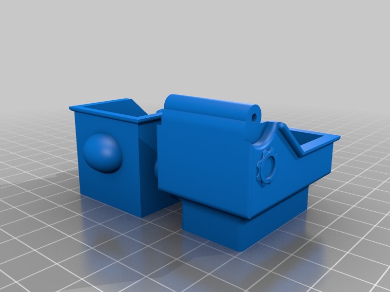 Mr. Mech 3d printed robot. walking with moving arms and mouth. by ...