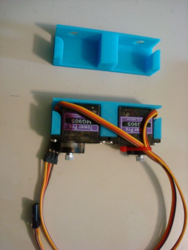 4 Servo Walking Robot Base Controled By Servo Tester By Robothut