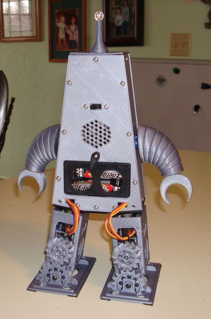 Alpha-Rama biped robot by robothut | Download free STL model ...