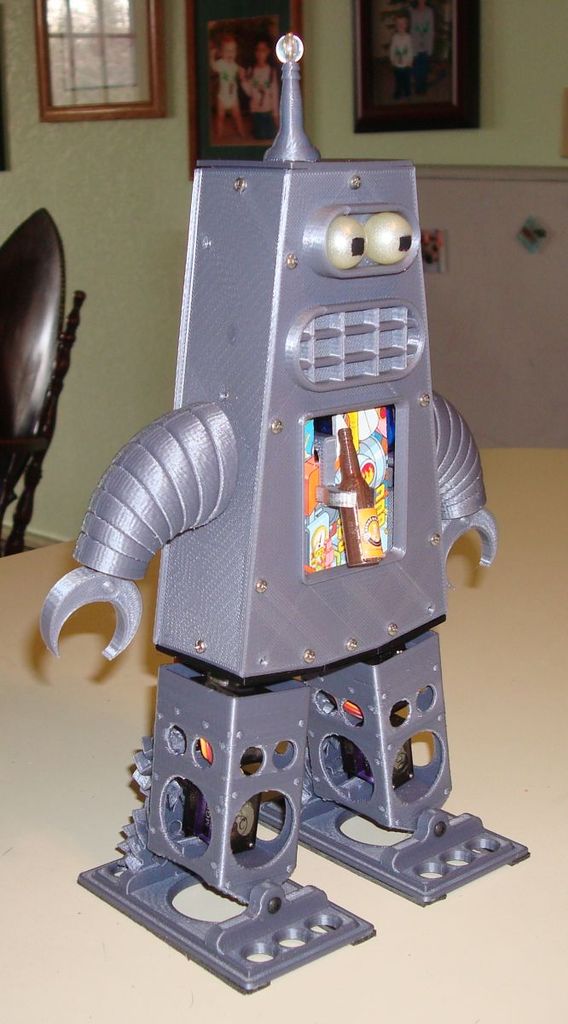 Alpha-Rama biped robot by robothut | Download free STL model ...