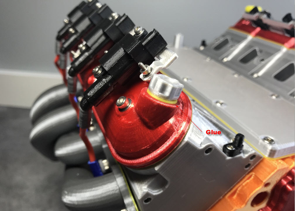 8/15.Accessories extension (Oil Filler, Sensors, Connectors, ...) for ...