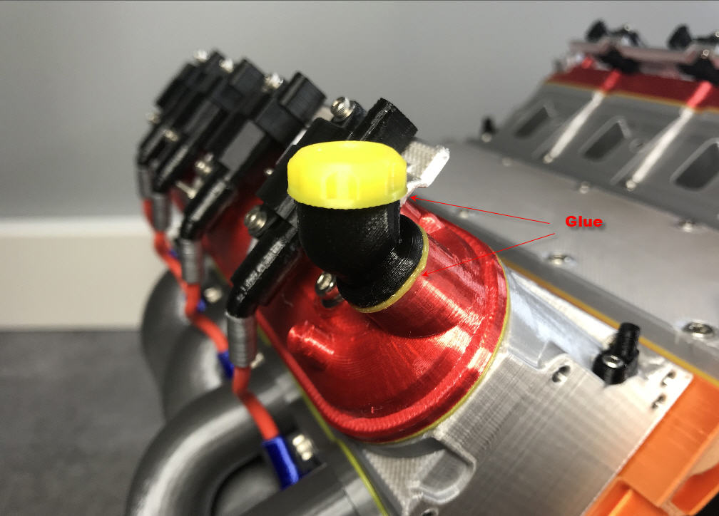 8/15.Accessories extension (Oil Filler, Sensors, Connectors, ...) for ...