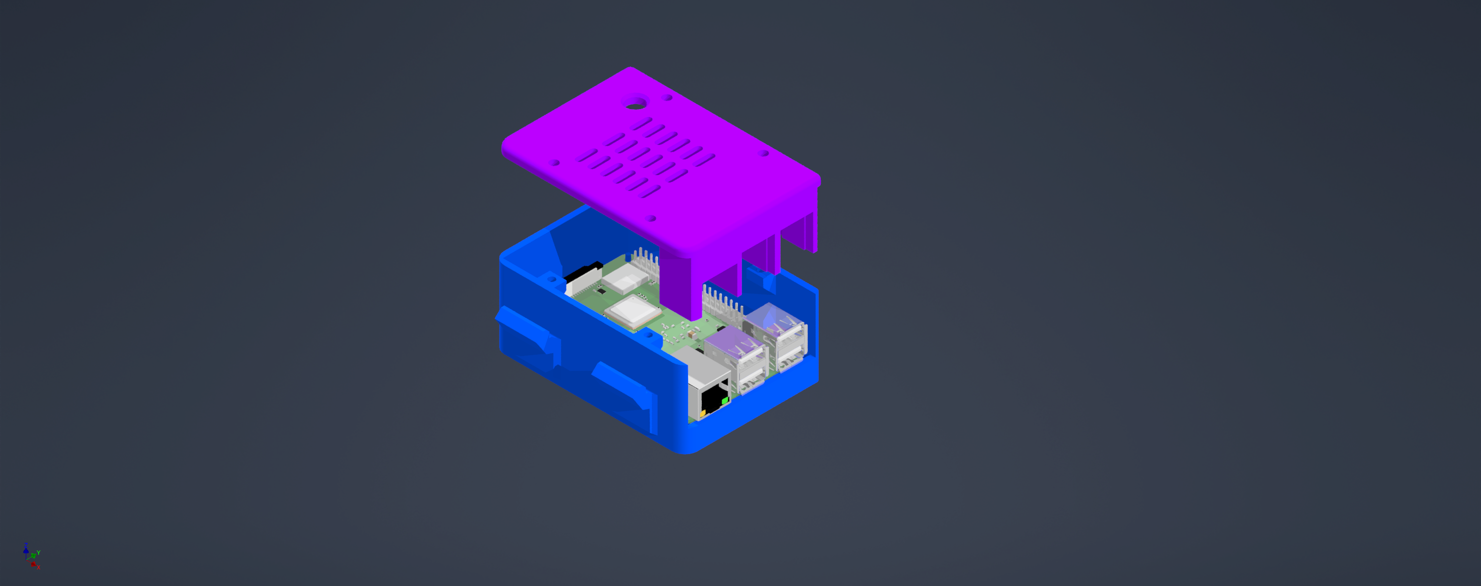 Raspberry Pi 3B+ Prusa Case by 3DOverEngineering | Download free STL ...