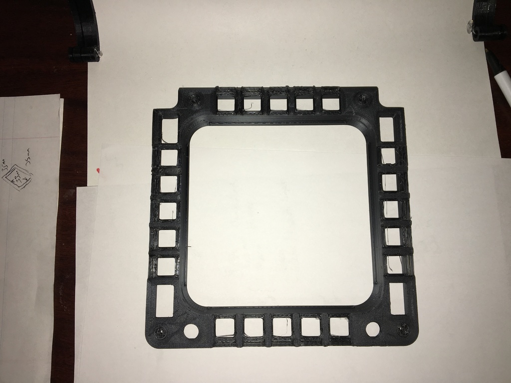 MFCD with Buttons A-10C, F-18C for DCS World 5" Display Area (modeled ...