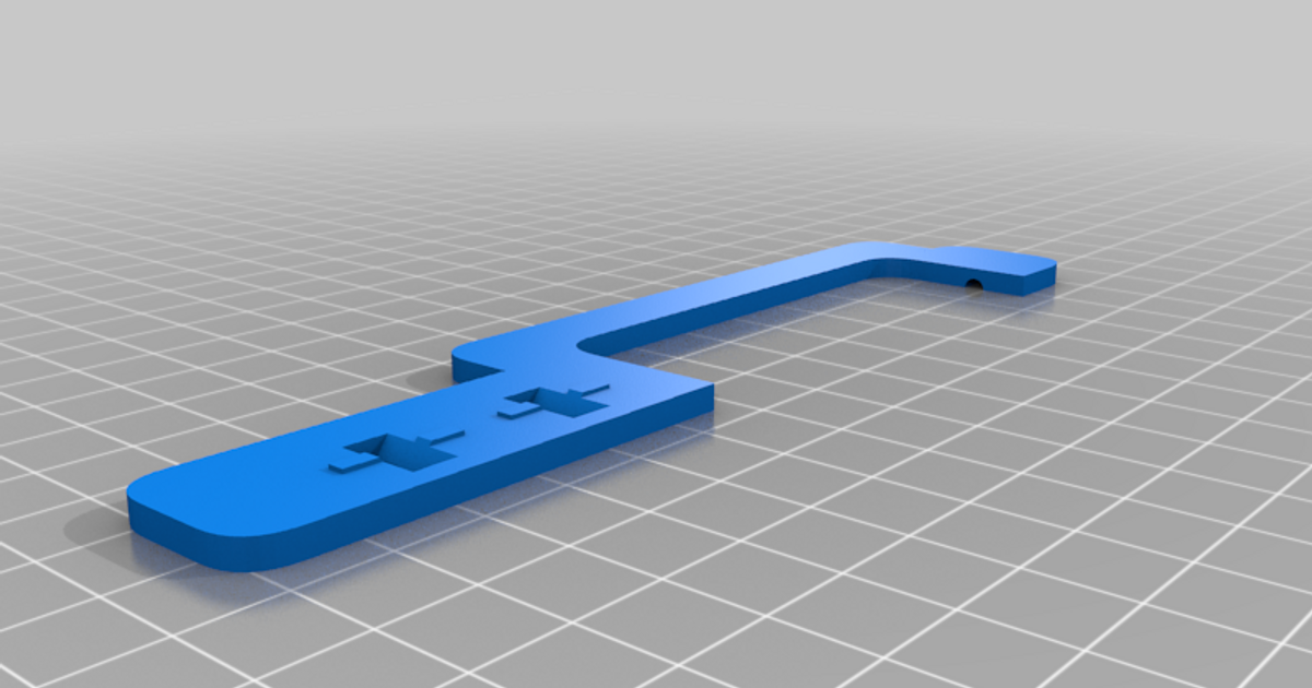 100mm/120mm e-step extruder calibration tool by Jason H | Download free ...