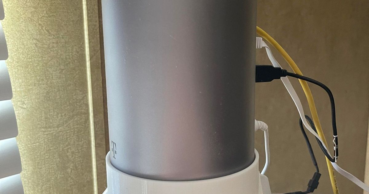 T-Mobile Trash Can Router 120mm Fan Adapter by Cornerstone 3D ...