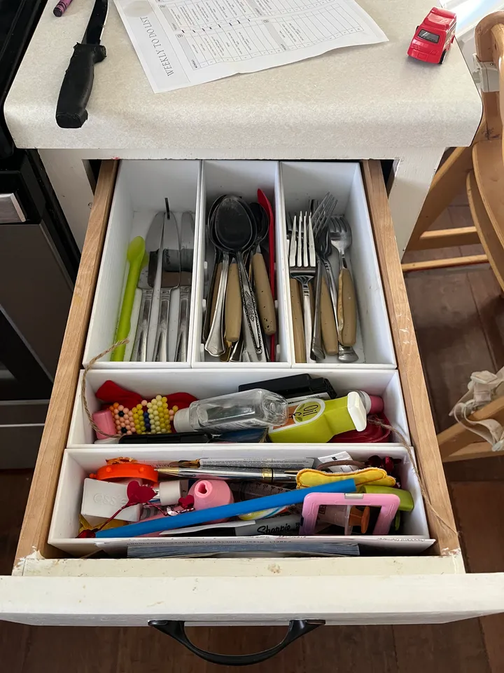 Interlocking silverware organization boxs by AP | Download free STL ...
