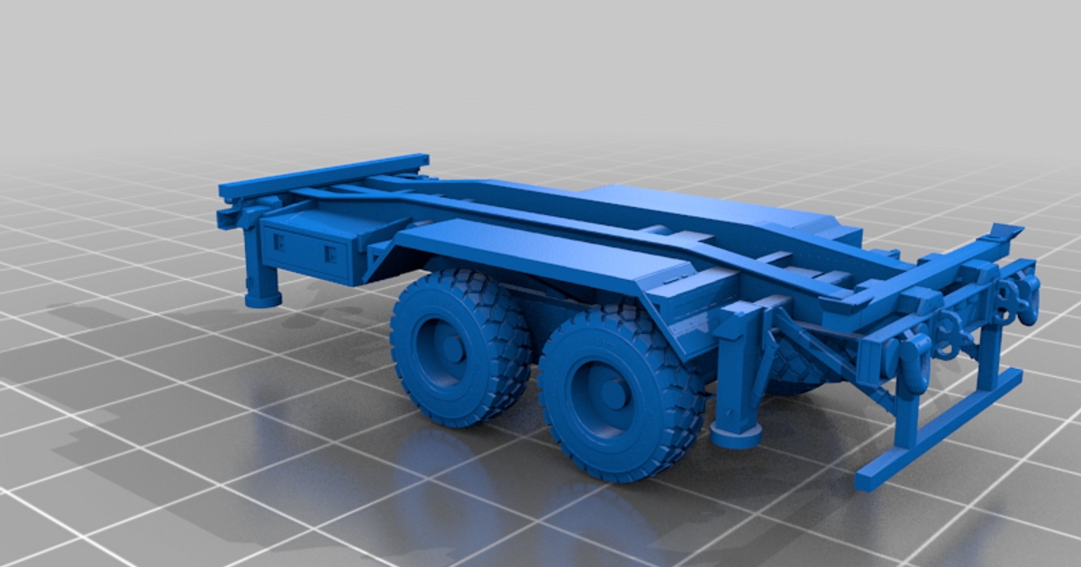 1-100 MSVS Sea Container Trailer by bonzai000 | Download free STL model ...