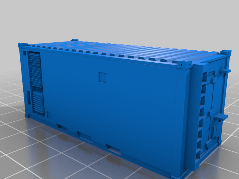 1-100 MSVS Sea Container Trailer by bonzai000 | Download free STL model ...