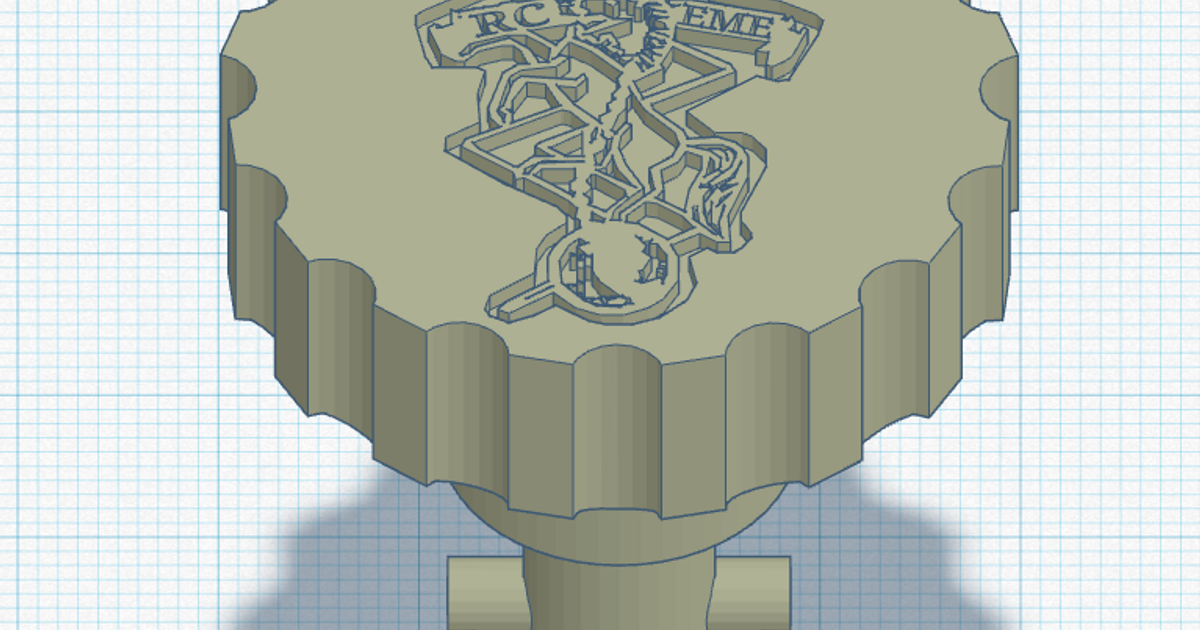 RCEME logo LUVW master power key by bonzai000 | Download free STL model ...