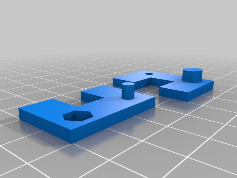 3D Printer Calibration Piece With Pegs by Lars Clausen | Download free ...